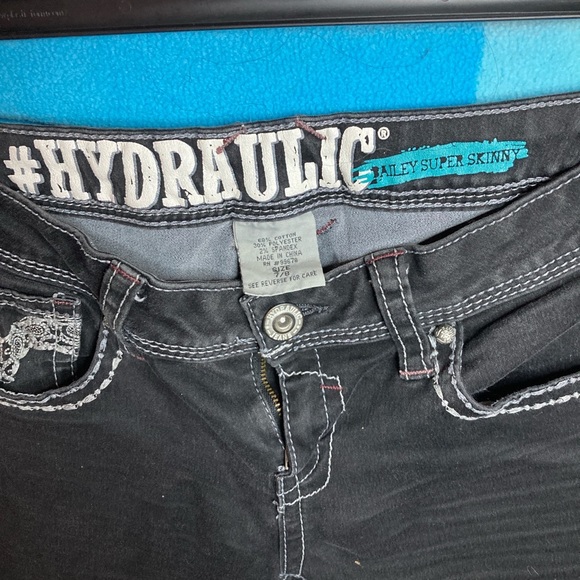 Hydraulic | Jeans | Black Hydraulic Skinny Jeans Size 8 | Poshmark